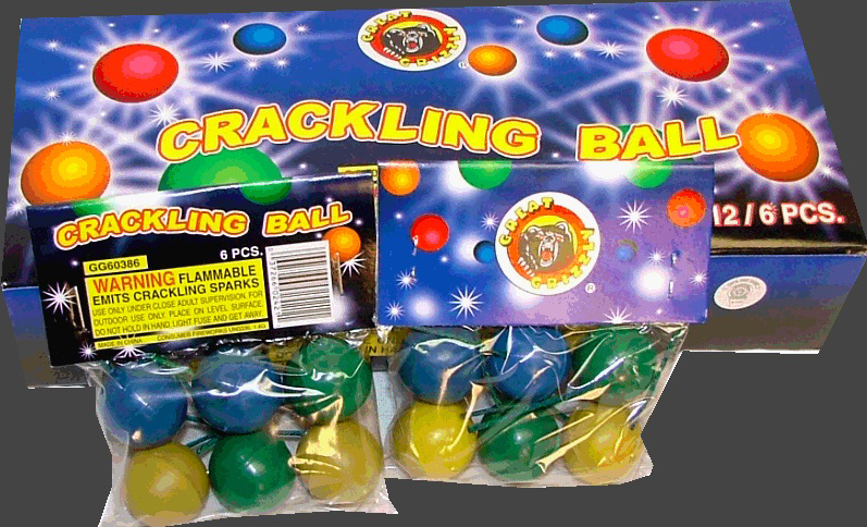 Crackling Balls 6-pack – Crossroads Fireworks Waterloo Superstore