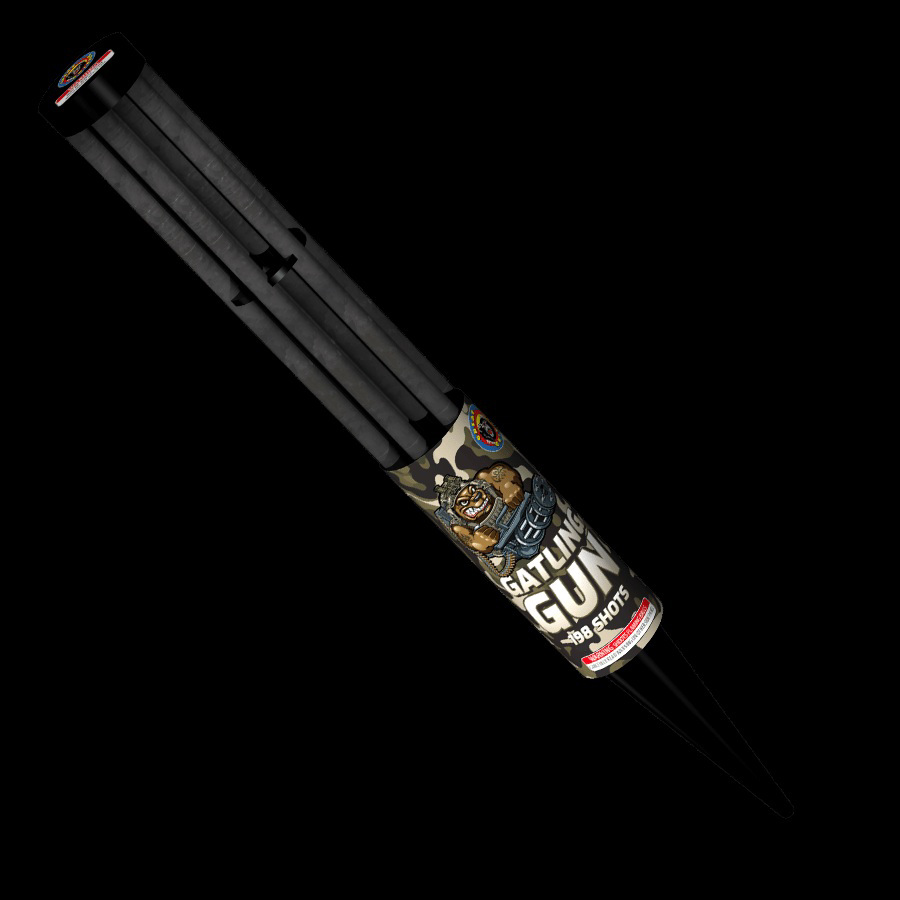 Gatling Gun 198-shot – Crossroads Fireworks Waterloo Superstore