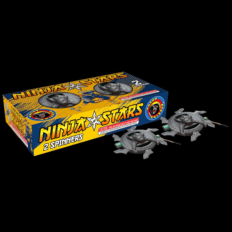 Ninja Stars – Crossroads Fireworks Waterloo Superstore