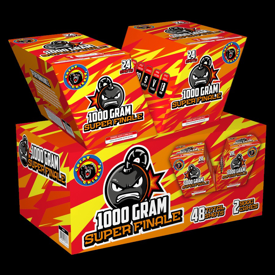 1000 Gram Super Finale – Crossroads Fireworks Waterloo Superstore